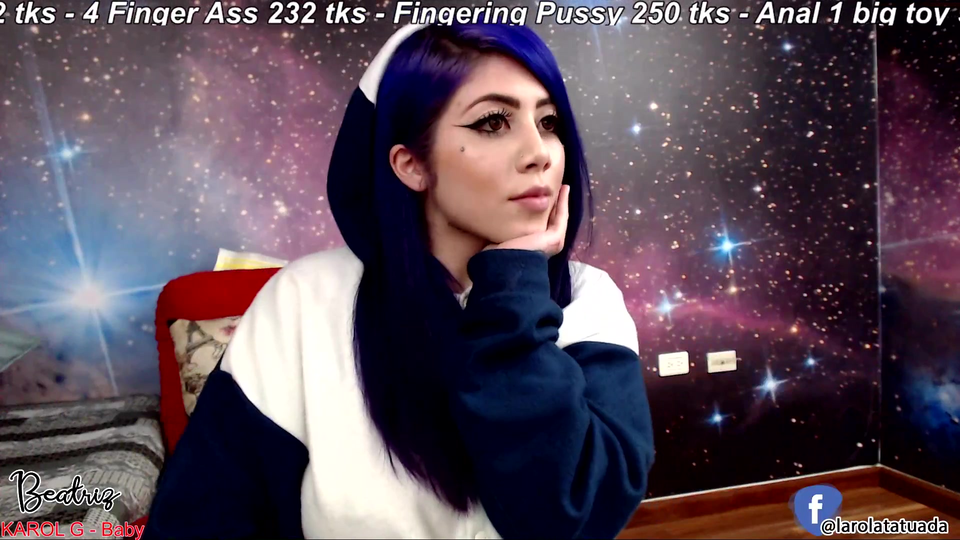 Beatriiz pretty woman in a shirt without panties